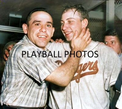 Johnny Podres & Yogi Berra Colorized Print-FREE SHIPPING | eBay