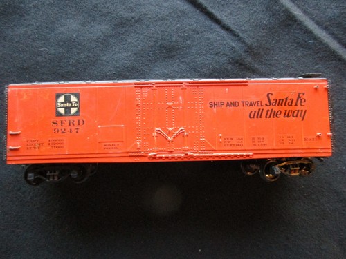 SANTA FE BOX CAR, SCOUT #9247 MODEL TRAIN, O GAUGE OTT-0923*07974 | eBay