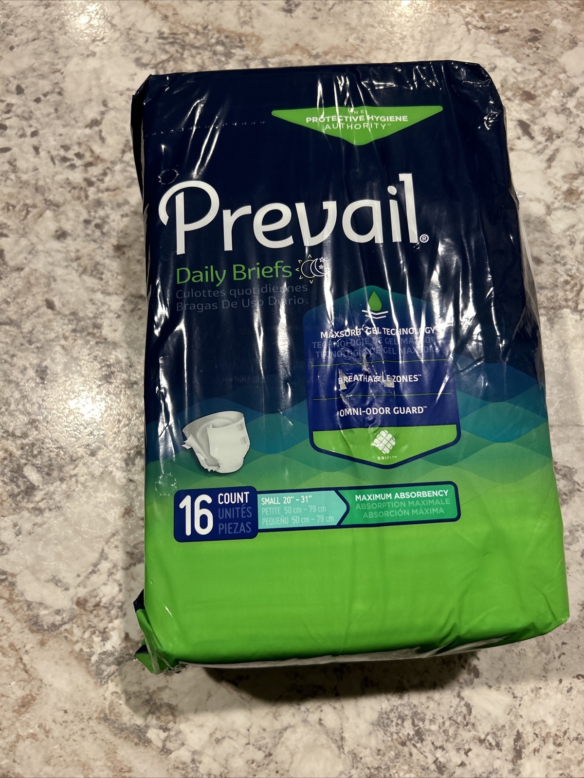 Prevail Daily Briefs PV-011 Underwear Pull up 16 Count Youth Small ...