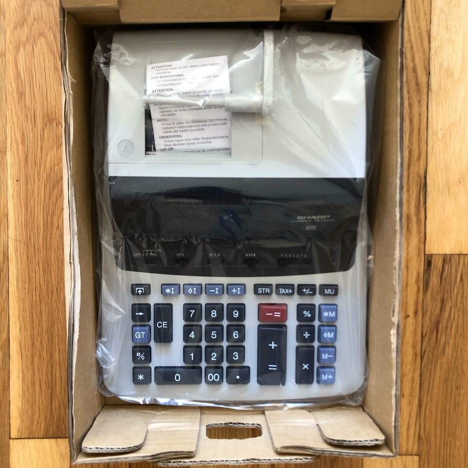 Sharp Compet VX-2652H Electronic Printer Desktop Calculator Large Keys ...