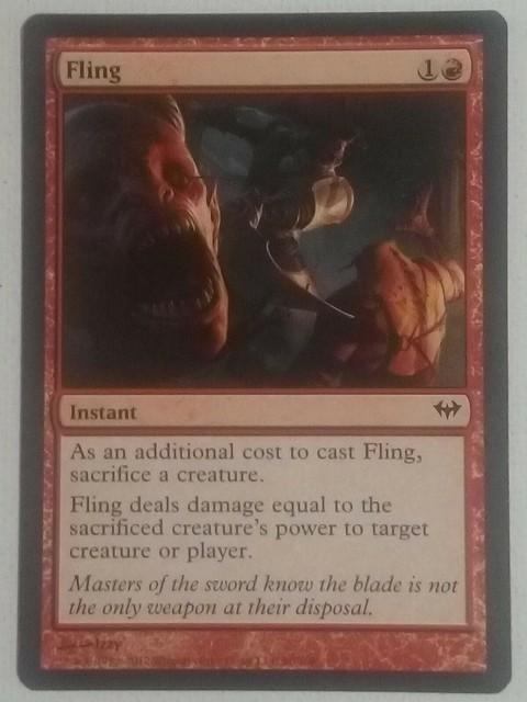 MTG Fling Dark Ascension 90/158 Regular Common for sale online | eBay