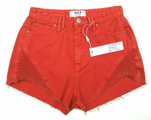 NXP NENA & PASADENA Shorts 'DESTROYER HIGH RISE SHORT' Orange W25 XS ...