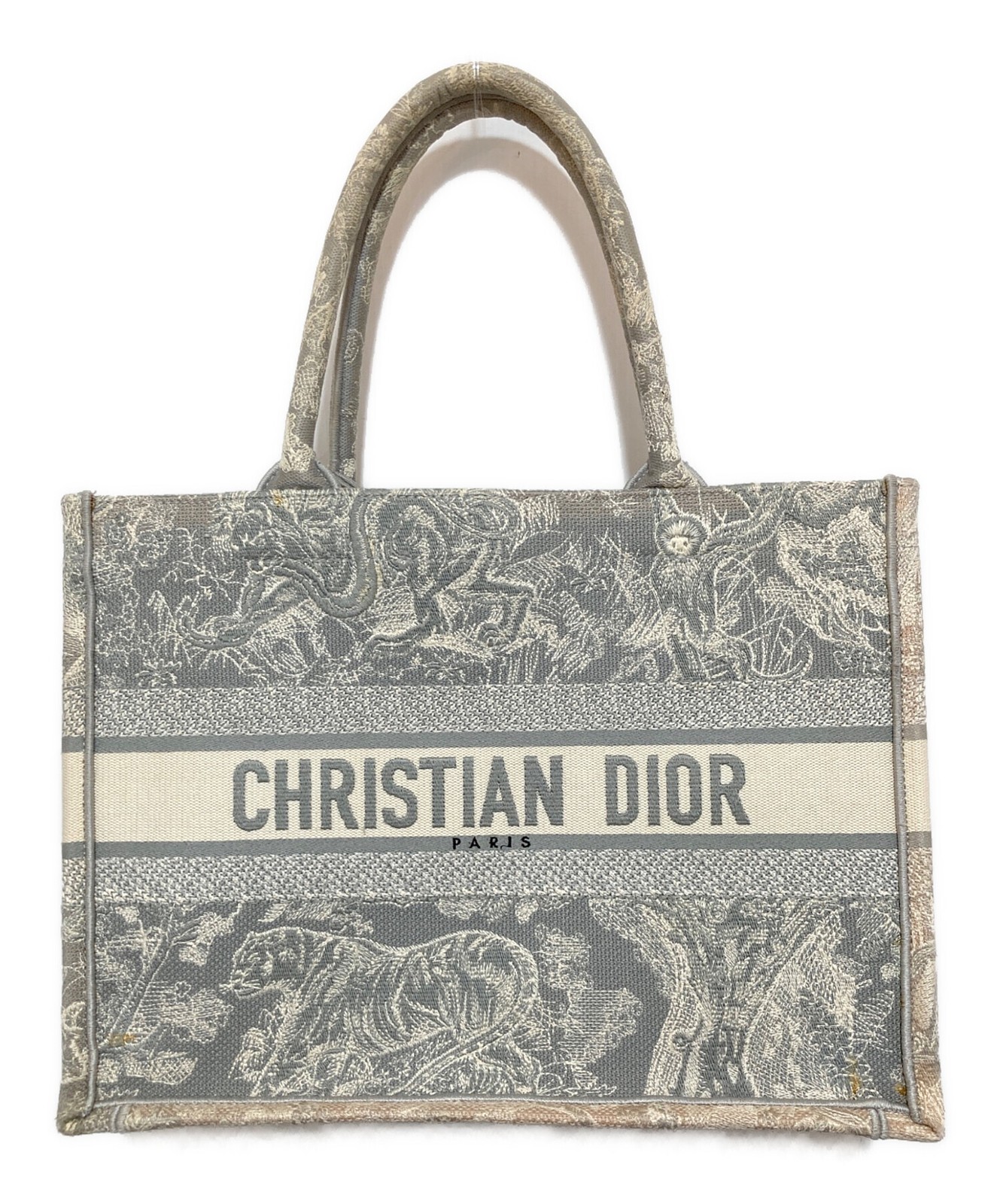 Christian Dior Toile De Juy Embroidery Medium Tote Ba… - Gem