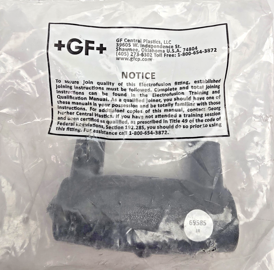 360004294, +GF+ CENTRAL Plastics EF CAP, 0.5, CTS, PE4710, Kit, Black ...