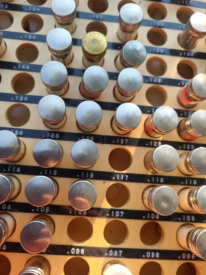 Vintage Bay State Machinist Tool Tap Die Guage Pins Gage Lot Over 300 ...