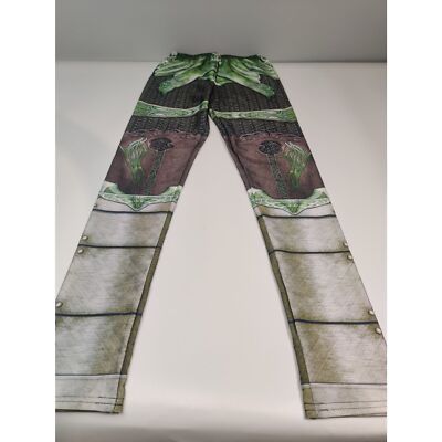 NWOT TAFI Fantasy Armor Leggings Elven Green Plate Chain Mail Armour S ...