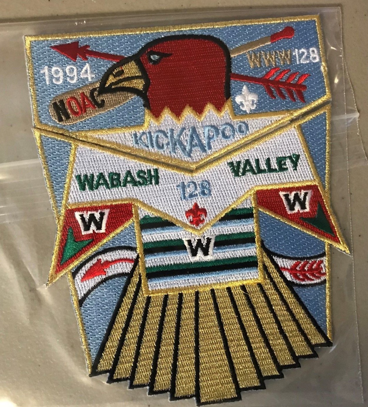 BSA OA KICKAPOO LODGE #128 S8.5/X5.5 1994 NOAC TWO-PIECE SET MINT | eBay