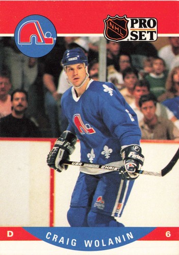 Craig Wolanin 1990 Pro Set #519 Quebec Nordiques | eBay