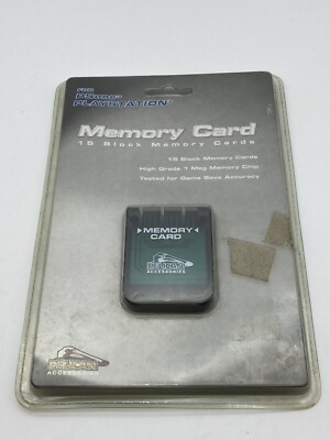 PS1 Pelican Memory Card PlayStation One Brand New Sealed 1mb 15 Blocks ...