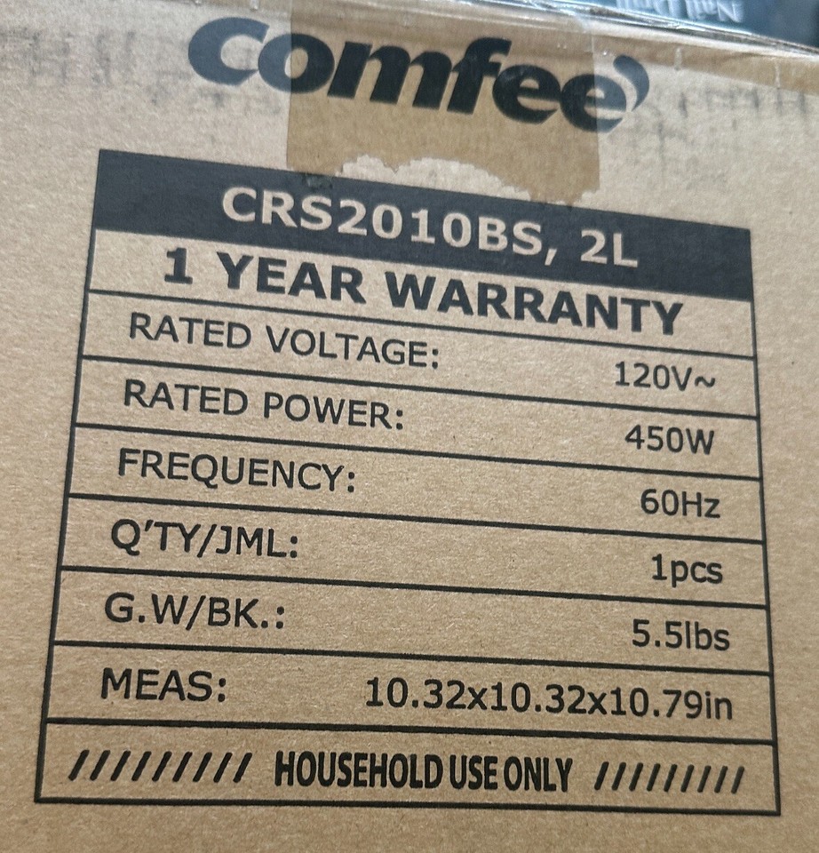 Comfee Digital Electric Rice Cooker Multi Slow Cooker Steamer | eBay