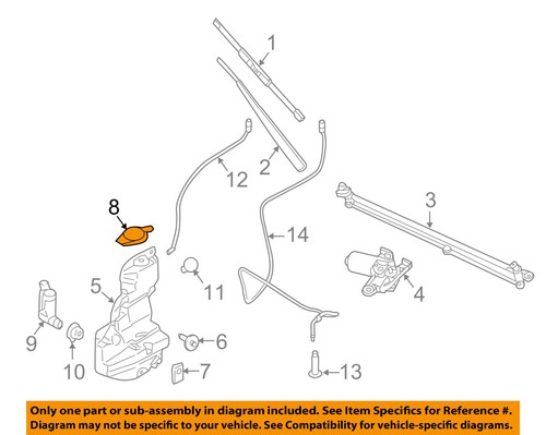 FORD OEM Wiper Washer Fluid-Reservoir Tank Cap Lid DS7Z17632A | eBay