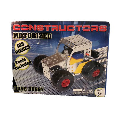 NEW Constructors Motorized Dune Buggy Construction Set 103 Pcs Factory ...