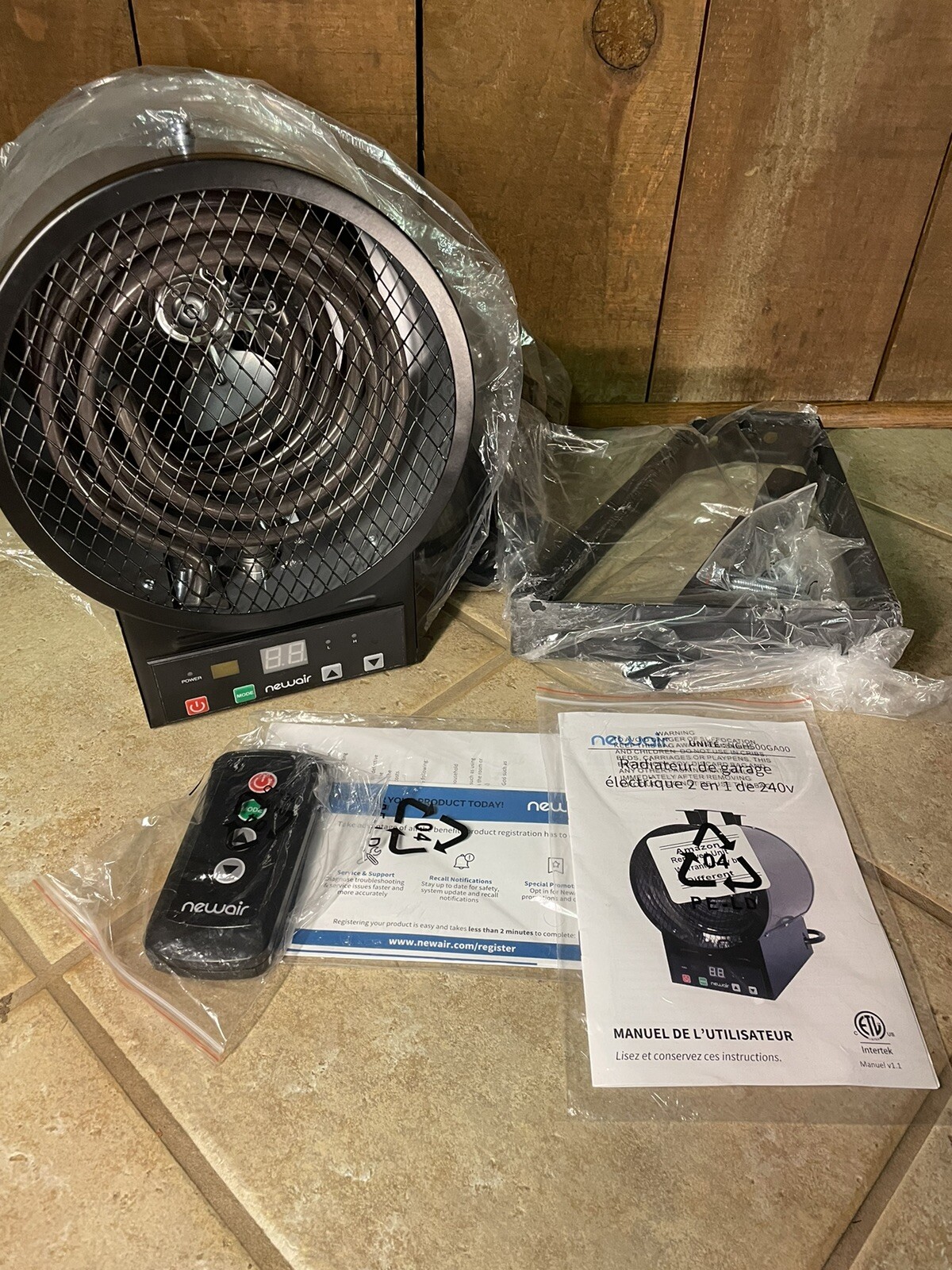 Newair 2-in-1 Freestanding or Ceiling / Wall Mounted Electric 240v ...