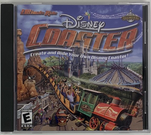 Disney Coaster Ultimate Ride 2001 CD Windows 98/Me/XP Create and Ride ...