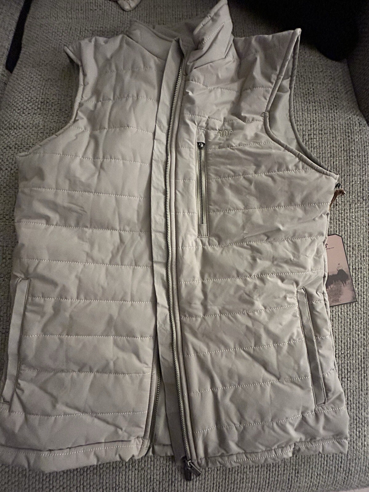 King Ranch Men’s Matte Sand Tan Puffer Vest | eBay