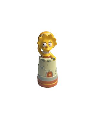 2001 The Simpsons Red Lisa Simpson "Rook" Chess Replacement Piece Craft ...