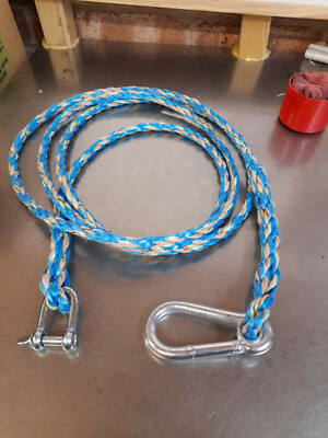 Tree Swing Conversion Extension Rope 10FT WITH CLIPS Fix to a Branch or ...