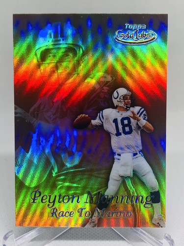 Peyton Manning 1999 Topps Gold Label Race to Marino #R2 | eBay.de