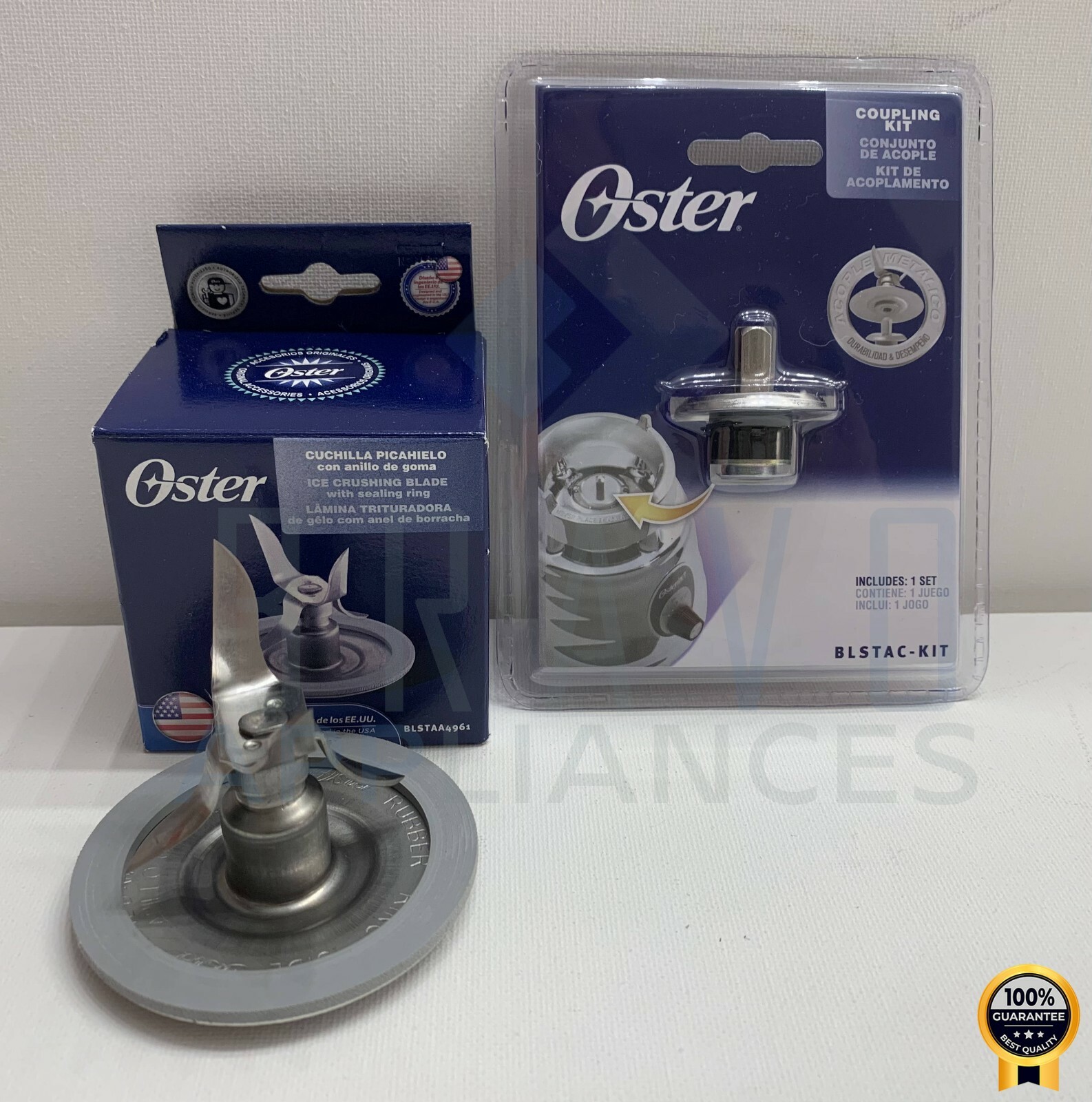 Genuine Oster Blender Blade 4961 With One Sealing Ring & Oster Coupling ...