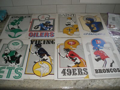 VINTAGE 1970'S NFL TEAM MASCOT SIGNS (YOU CHOOSE) (N19) | eBay