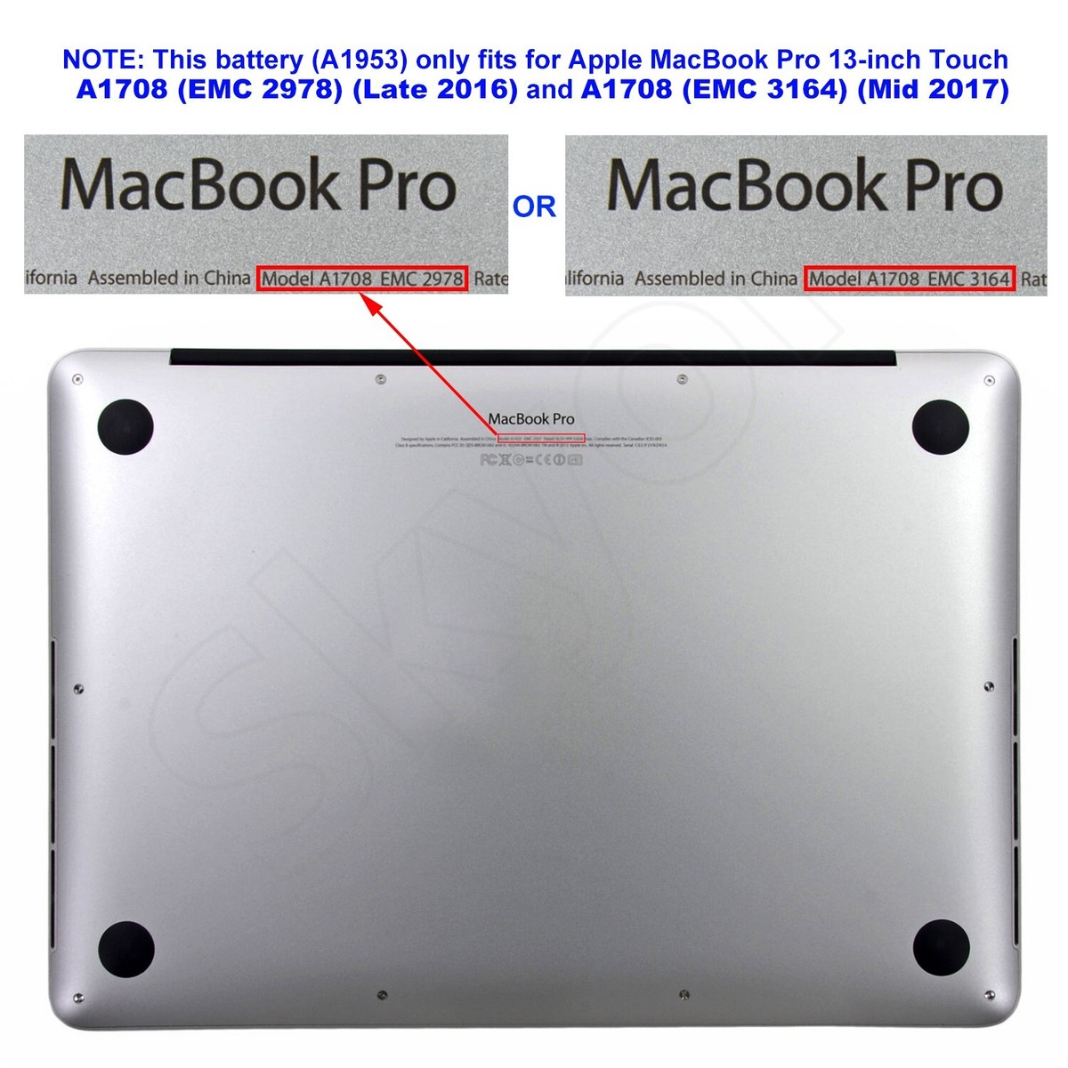 A2171 A2159 Battery for MacBook Pro 13 A2171 A2159 Battery for MacBook Pro 13