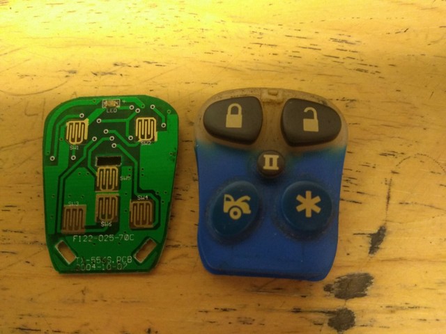 Auto Page Remote Alarm H50t21 Xt-33 Keyless Entry Fob 5 Button for sale ...