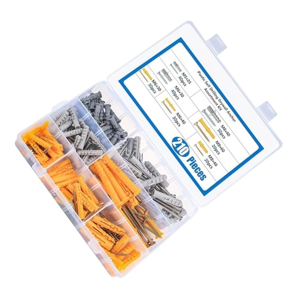 Wall Anchors Anchor Set Fixing Kit Galvanized Finish Maximizes ...