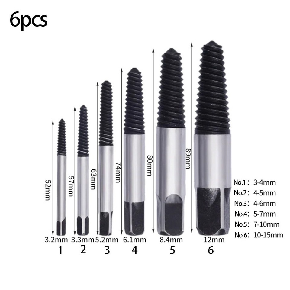 Superior Quality Screw Extractor Drill Bit Set for Various Bolt Removal ...