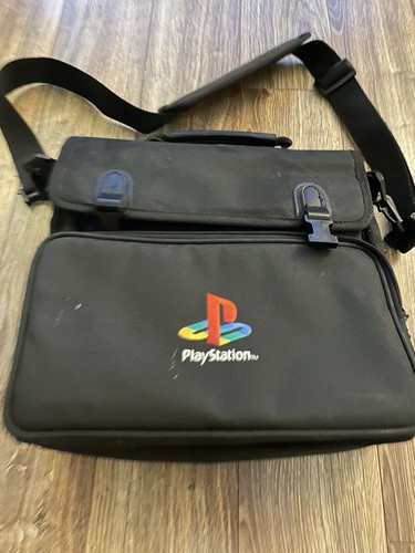 Official Sony PlayStation 1 Carrying Case BLACK bag carry PS1 large ...