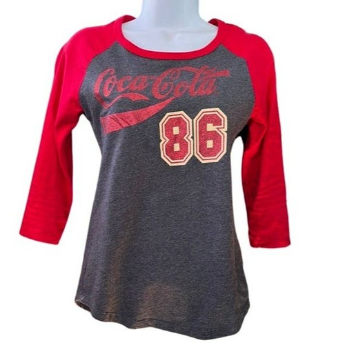 Coca-Cola Juniors Size Medium Baseball Style Top | eBay