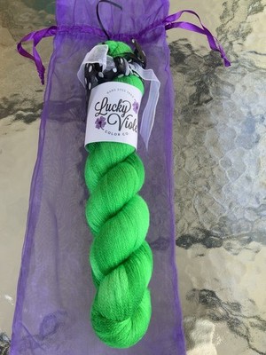 Lucky Violet Color Co. 1 Hank Yarn Phaedra ‘Paddy” Green 875 Yards | eBay