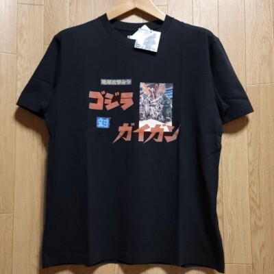 L(JPN) size UNIQLO Godzilla 70th UT Godzilla vs. Gigan T-shirt Black ...