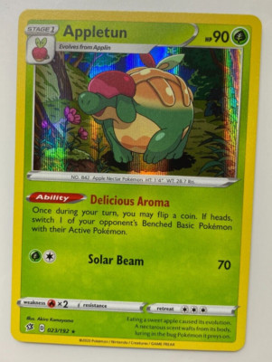 Holo Appletun - 023/192 Rebel Clash Rare Pokemon TCG | eBay