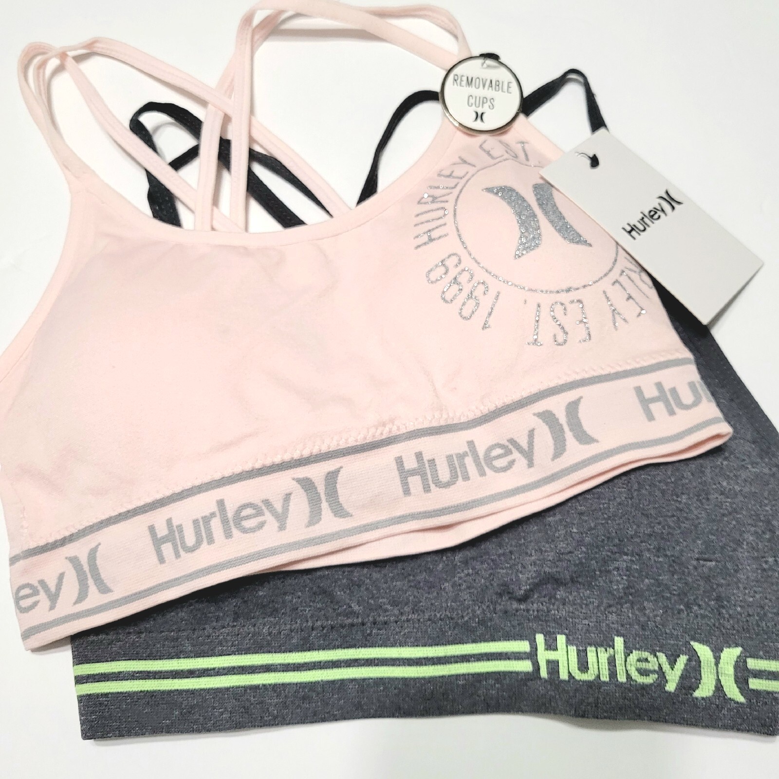 Hurley 2-Pack Seamless Comfort Sports Bras Size Small NWT | eBay