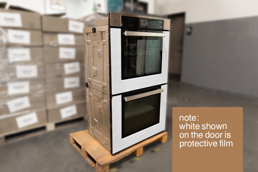 30 in. Electric Double Wall Oven (OPEN BOX) with Turbo True European ...