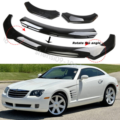 Front Bumper Lip Spoiler Splitter Body Kit ABS For Chrysler Crossfire ...