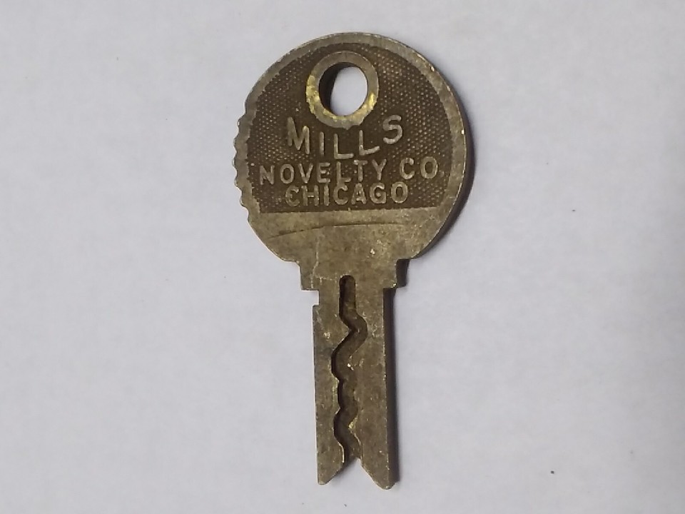 Mills Novelty Co. Chicago Slot Machine Key No. P3013 P 3013 Antique | eBay