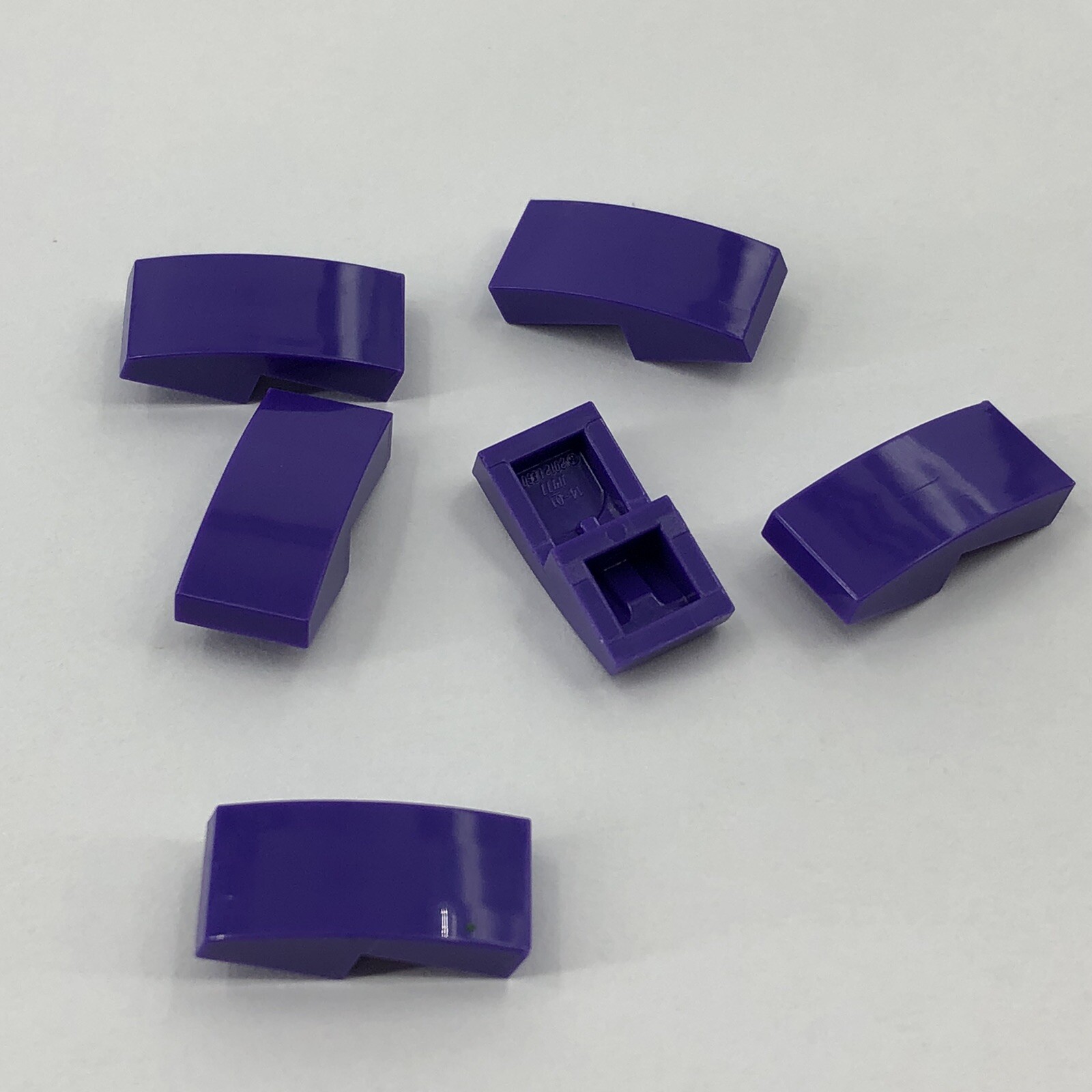 11477 LEGO Parts Slope Curved 2x1 No Studs DARK PURPLE (6) | eBay