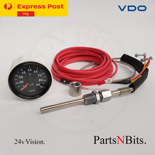 VDO 24v PYROMETER PYRO EGT GAUGE KIT 4WD TRUCK AUTOMOTIVE | eBay
