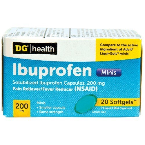 3 boxes DG Ibuprofen Pm 200 mg Pain Reliever Nighttime Sleep 20 ct ...