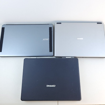 Windows XP 7 Era Laptop Computer PC LOT of 3 Compaq Presario V5000 ...
