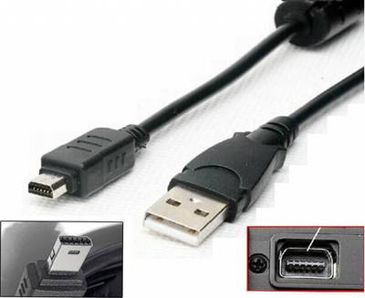 CASIO EXILIM EX-Z77, EX-Z80, EX-Z85, EX-Z90 CAMERA USB Cable Data ...