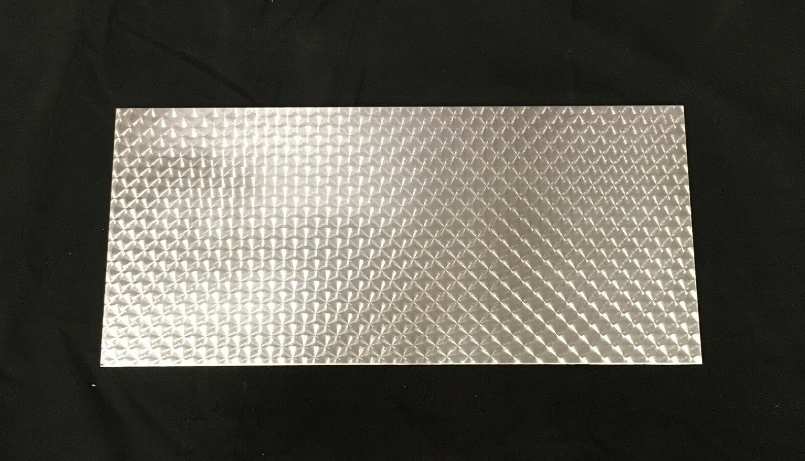 6" x 12" Engine Turned Aluminum Sheet Metal Panel - Swirled Dash Guage ...