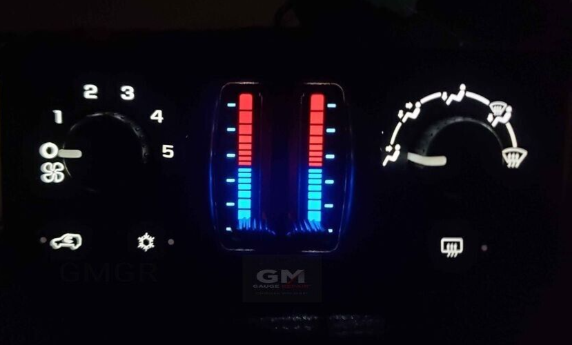 Climate Control Bulb to White LED Upgrade Kit DIY 03-06 GM Silverado ...