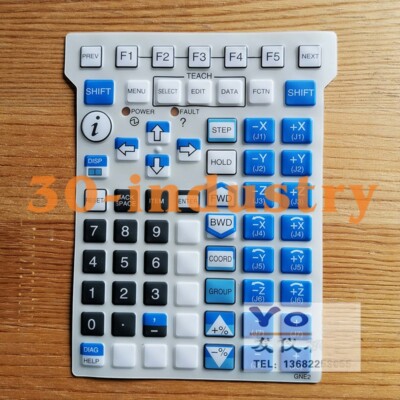 Membrane Keypad FIT FOR FANUC A05B-2518-C202 GNE2 Teach Pendant Button ...