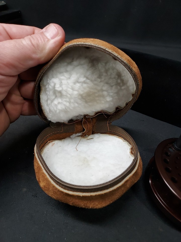 Vintage L.L. Bean Double L 6 Fly Fishing Reel w/Original Suade Pouch | eBay