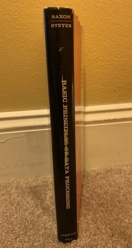 1967 PRINCIPLES OF DATA PROCESSING VINTAGE COMPUTER SCIENCE ELECTRONICS ...