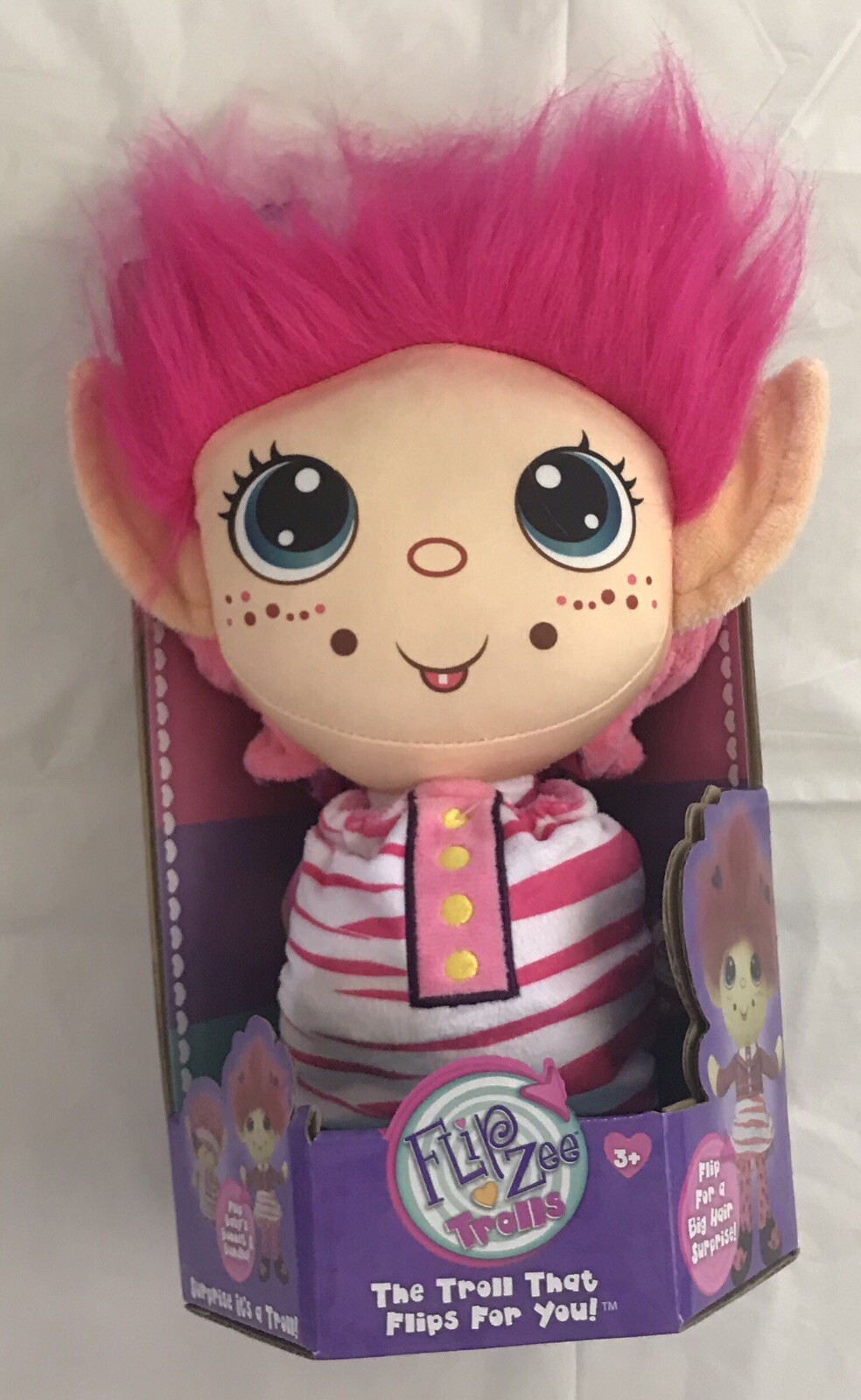 Flip zee Trolls 2 in 1 Pretty in Pink 15" Plush | eBay