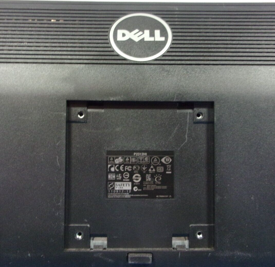 Dell P2312HT/HB 23" WideScreen 1920 x 1080 LCD Monitor W/ Stand, VGA ...