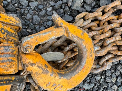 Lot of (2) Kito L5LB008-10B 3/4 Ton Industrial Lever Chain Hoist ...